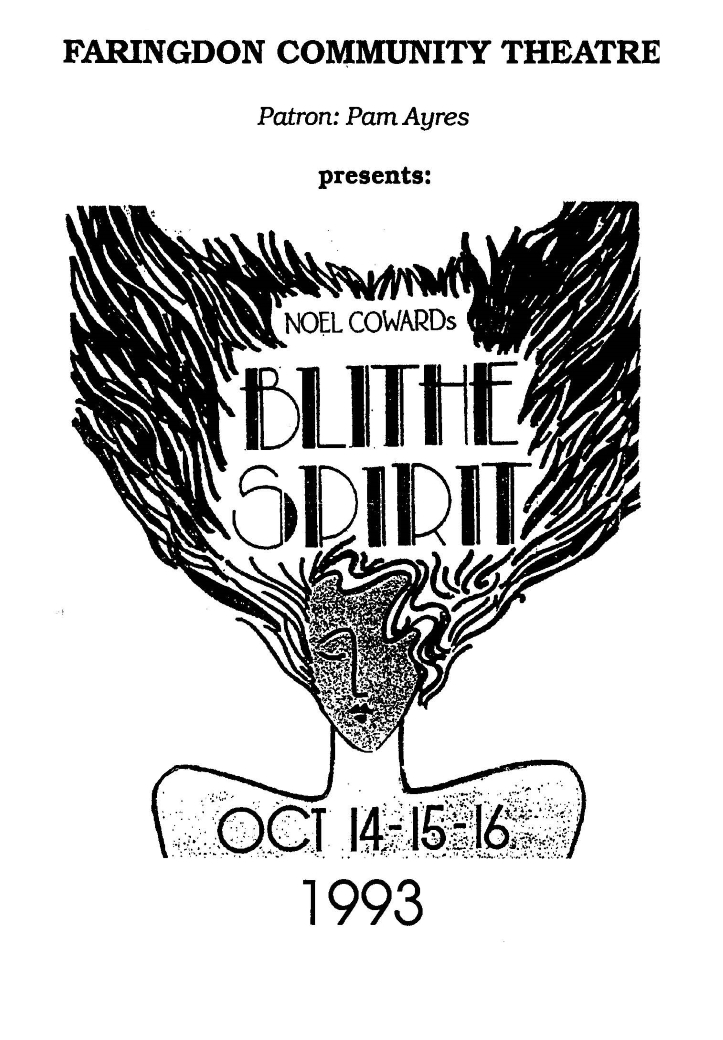 Blithe Spirit 1993 - Faringdon Dramatic Society