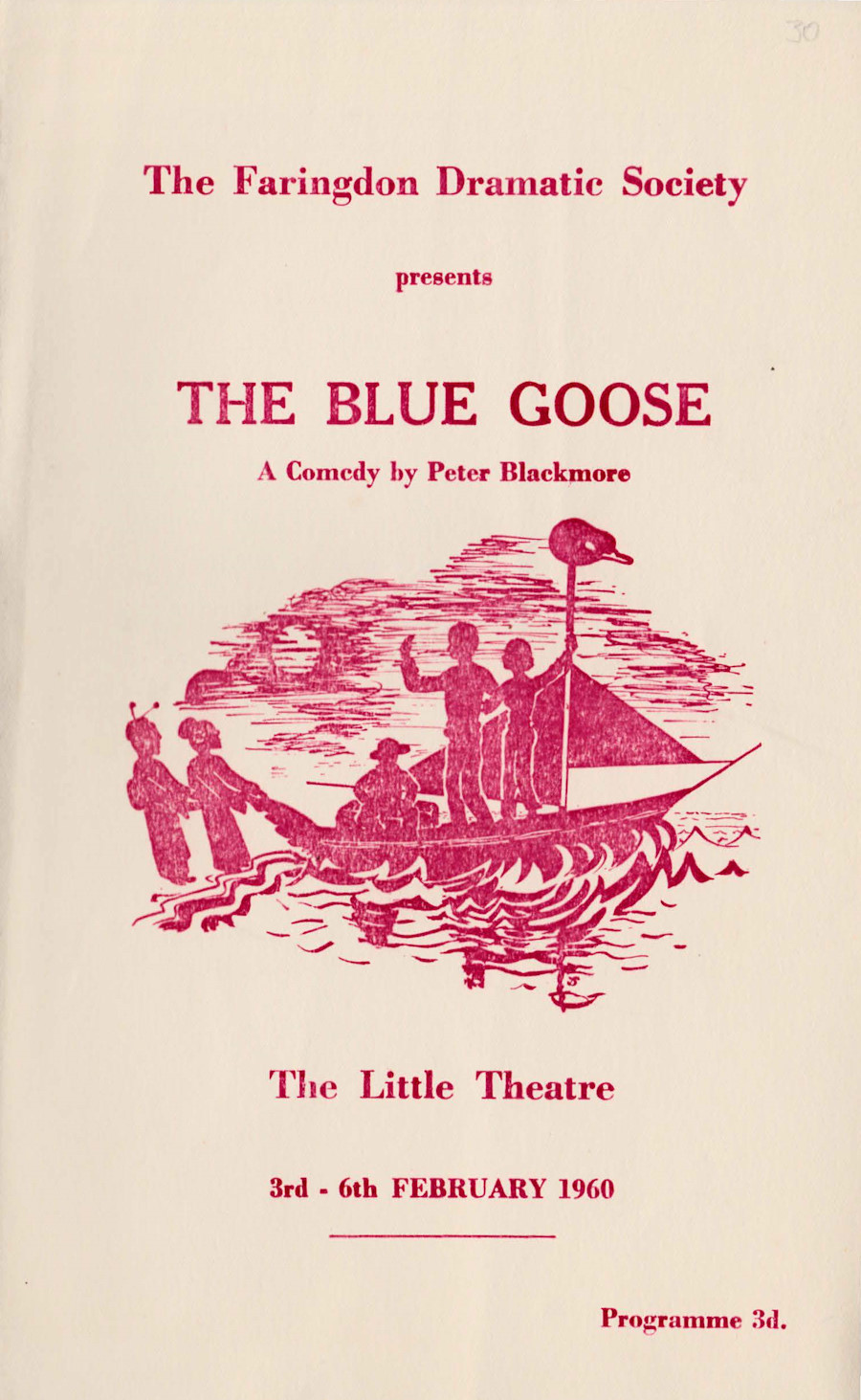 The Blue Goose 1960 - Faringdon Dramatic Society